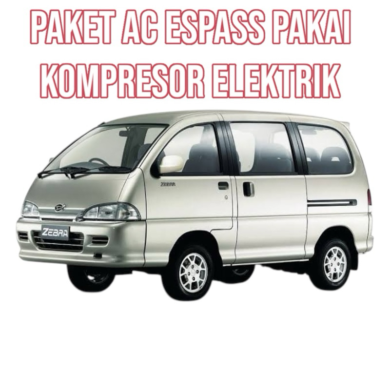 Jual Paket ac espass daihatsu pakai kompresor elektrik 12 V lengkap ...