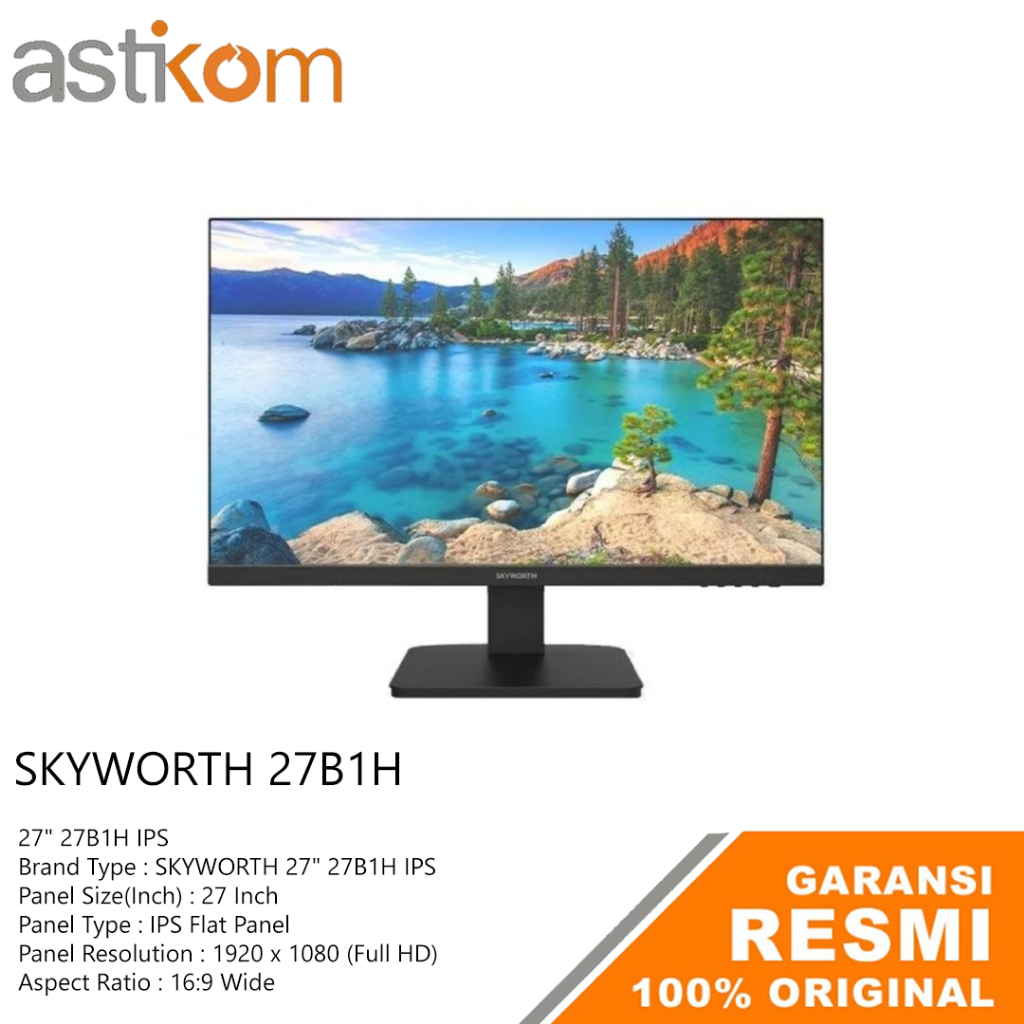 Jual LED Monitor 27" Skyworth 27B1H 75Hz IPS 1080P FHD | Shopee Indonesia