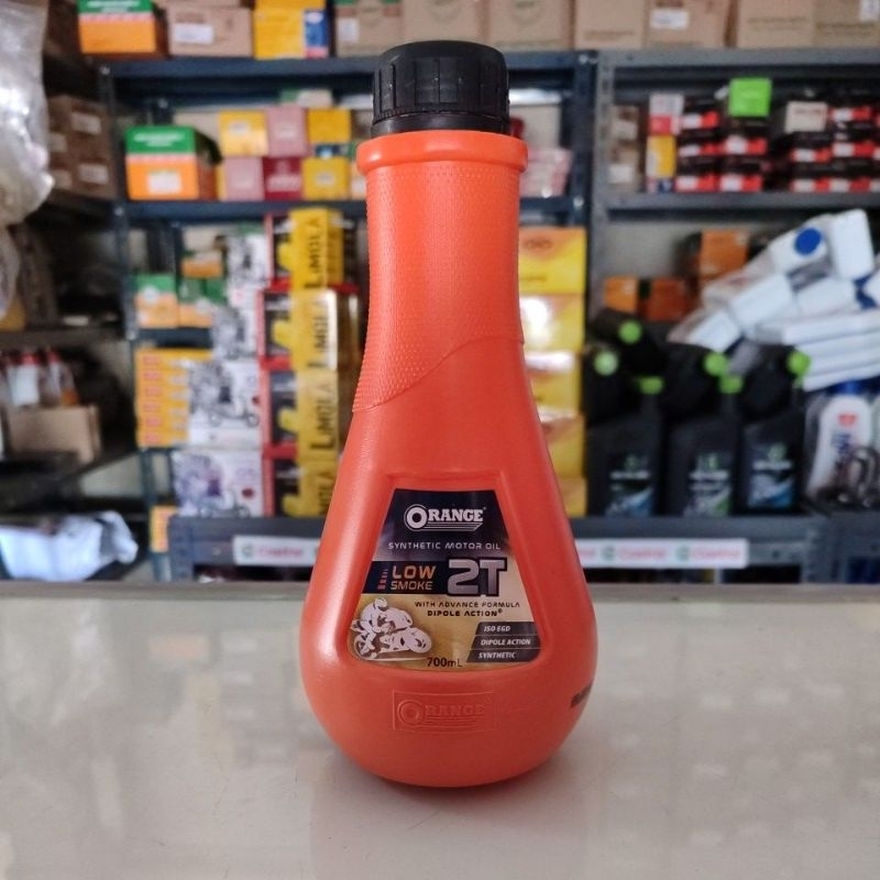 Jual OLI SAMPING 2T ORANGE 700ML LOW SMOKE | Shopee Indonesia