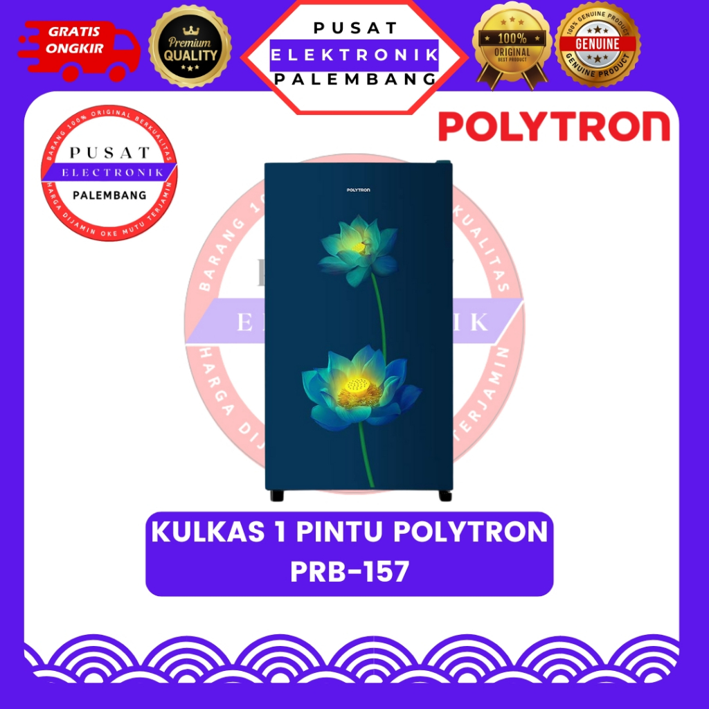 Jual KULKAS 1 PINTU POLYTRON PRB-157 KULKAS 1 PINTU PALEMBANG | Shopee ...