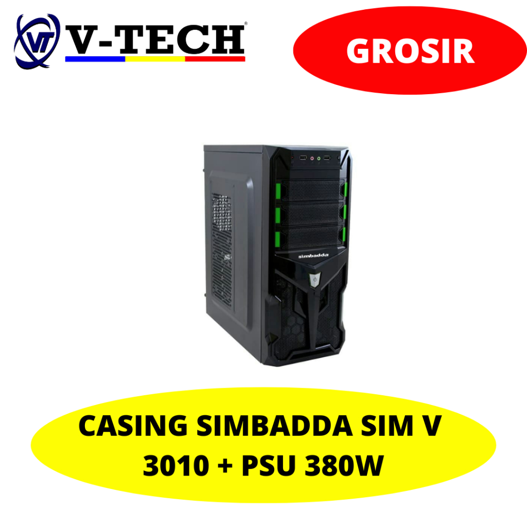 Jual CASING SIMBADDA SIM V 3010 + PSU 380W | Shopee Indonesia