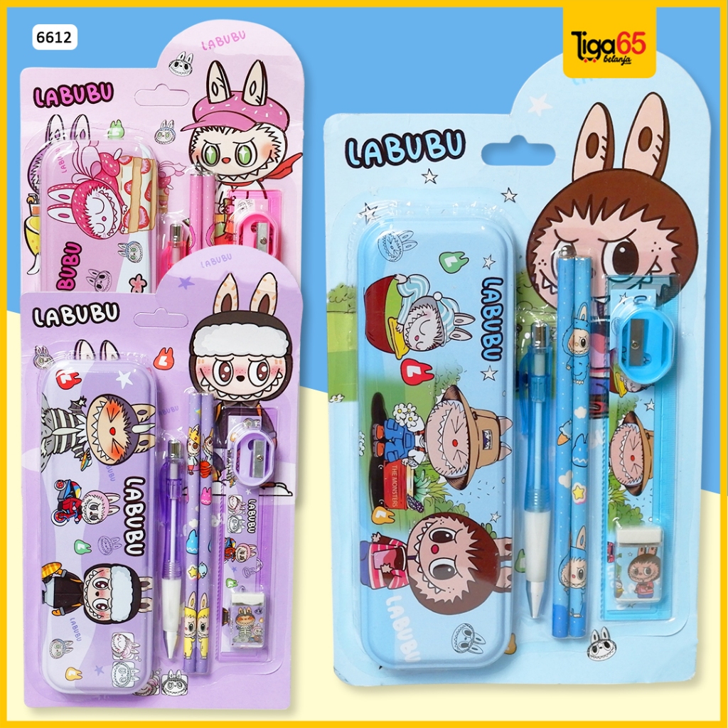 Jual Alat Tulis Stationery Set Labubu (6612) Hampers Kado Ulang Tahun ...