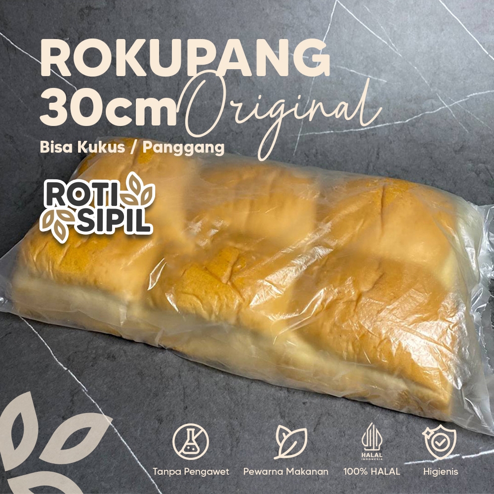 Jual Roti Kukus Panggang Original Ukuran 30cm isi 2 | Base Rokupang ...