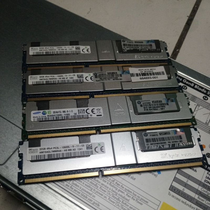 Jual Ram Server 32 gb DDR3 10600L / PC3L | Shopee Indonesia