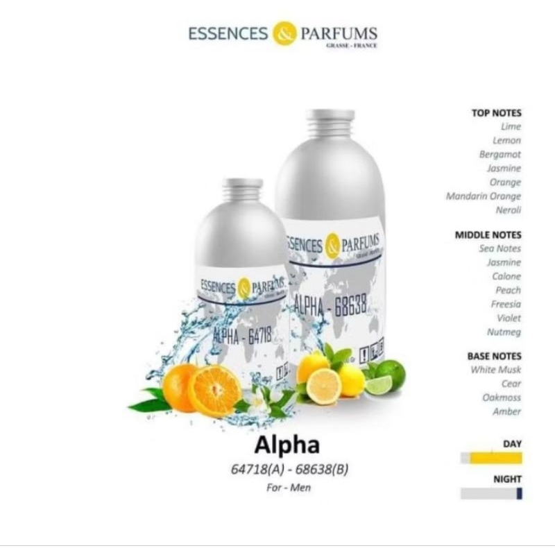 Jual Essences Parfums Alpha 68638(B) For Men Aqua digio | Shopee Indonesia
