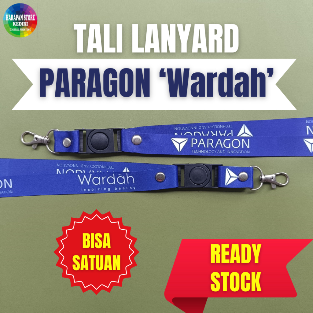Jual [READY STOCK] TALI LANYARD ID CARD PARAGON WARDAH -BISA SATUAN ...