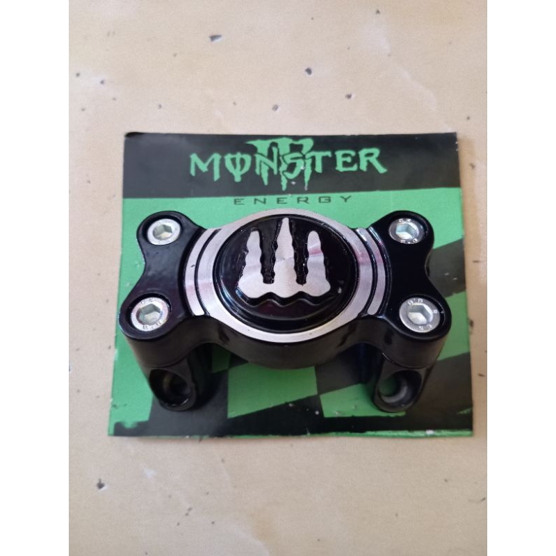 Jual RAISER STANG KLEM STANG STIR LOGO MONSTER UNTUK MOTOR GL TIGER ...