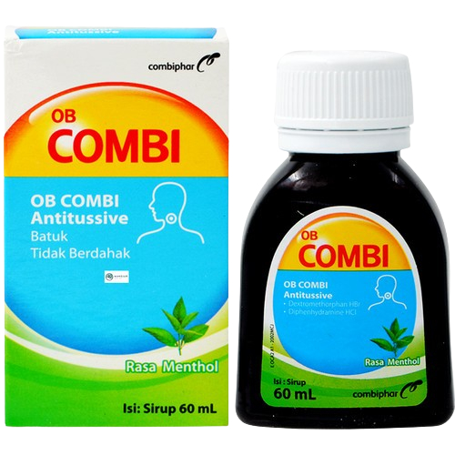 Jual OB COMBI ANTITUSSIVE MENTHOL 60ML (OOT) | Shopee Indonesia