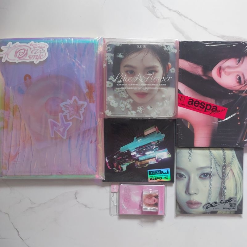 Jual OFFICIAL ALBUM SEALED IRENE LIKE A FLOWER RED VELVET COSMIC SMINI ...