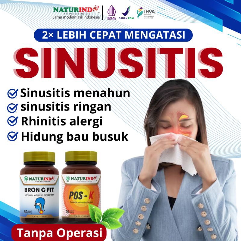 Jual Obat Sinusitis Polip Hidung Rhinitis Alergi Pilek Menahun Anosmia ...