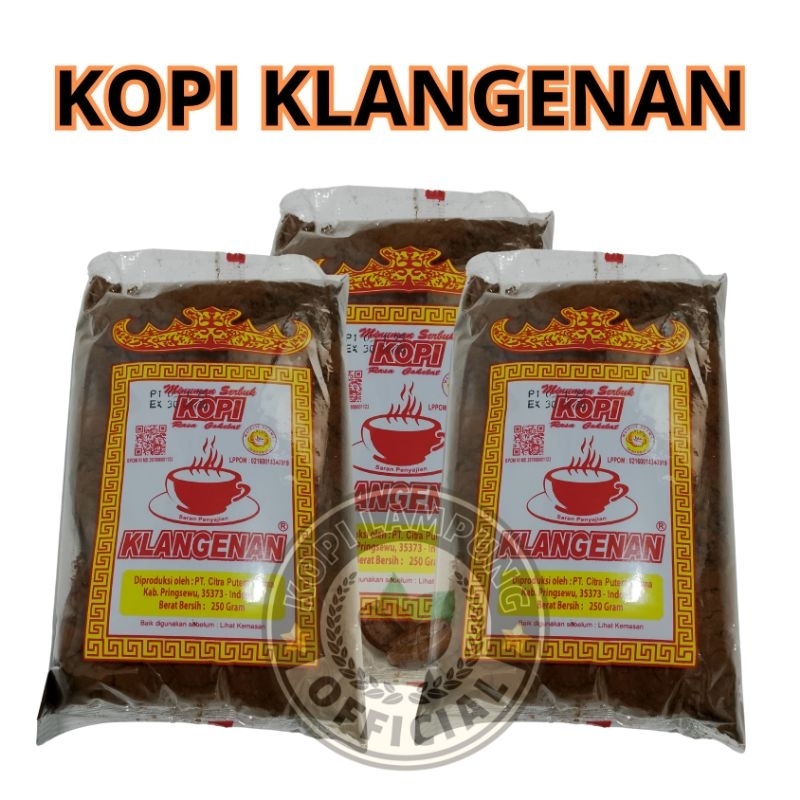 Jual KOPI KLANGENAN - Dijamin Asli Kopi Klangenan Khas Lampung Original ...