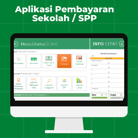 Jual (SA0037) Software Aplikasi SPP atau Pembayaran Sekolah | Shopee ...
