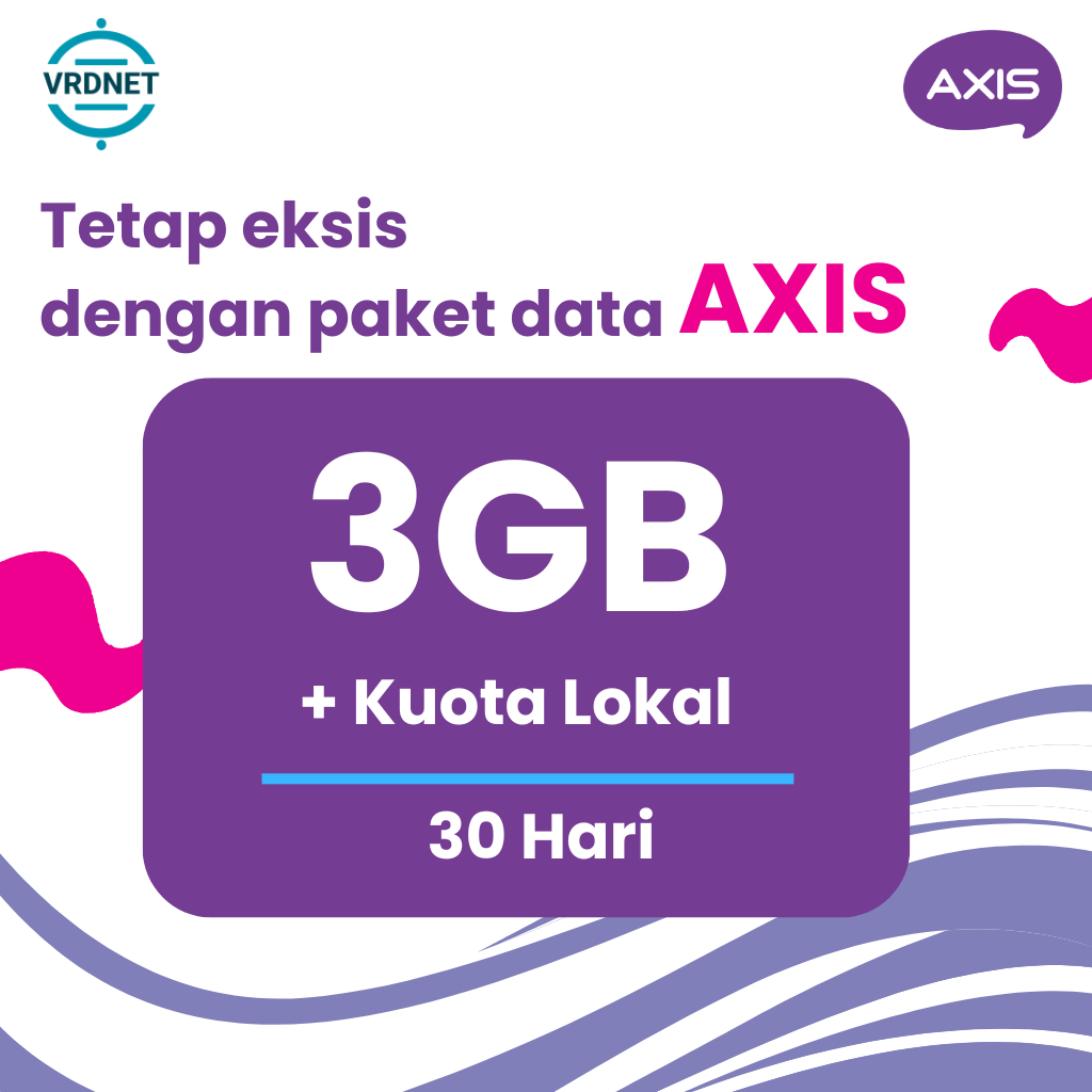 Jual Paket Data AXIS BRONET 3GB 30 Hari – Kuota Full 24 Jam Murah | Shopee Indonesia