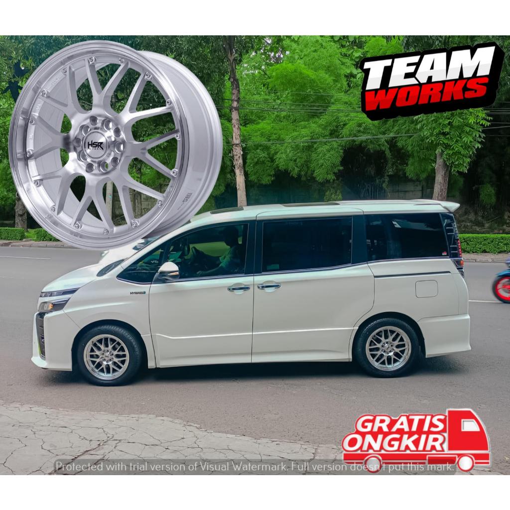Jual VELG RACING CELONG RING 17 HSR OITA MOBIL VOXY BIANTE GRANDMAX PELAK SILVER CHROME R17 ...