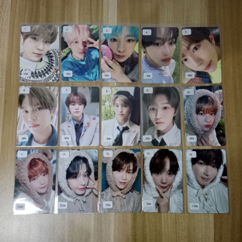 Jual Photocard Official NCT WISH BOOK VOL 1, TRADING CARD & SONGBIRD LETTER VERS PC (Yushi Sion ...