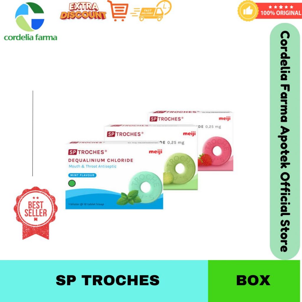 Jual SP TROCHES isi 12 tablet | Shopee Indonesia
