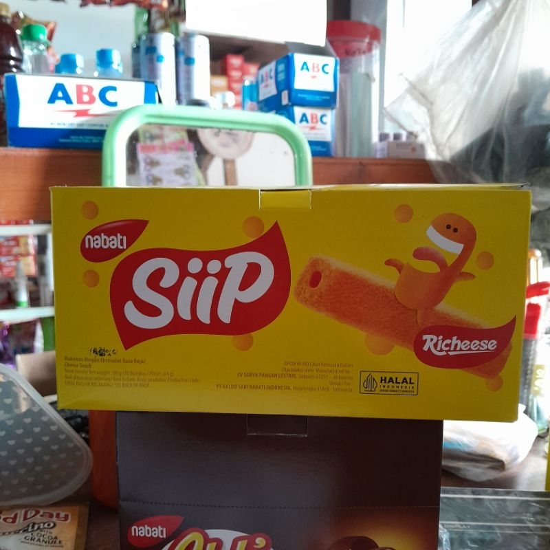 Jual Nabati Siip All Rasa | 1box isi 20pcs | Shopee Indonesia