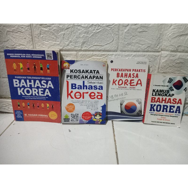 Jual BUKU BAHASA KOREA KAMUS KOREA PERCAKAPAN SEHARI HARI LENGKAP BUKU PRELOVED BAGUS (BACA DESK ...