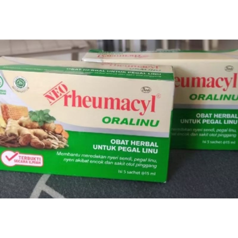 Jual Neo Rheumacyl Herbal Oralinu Sachet 15 ml | Shopee Indonesia