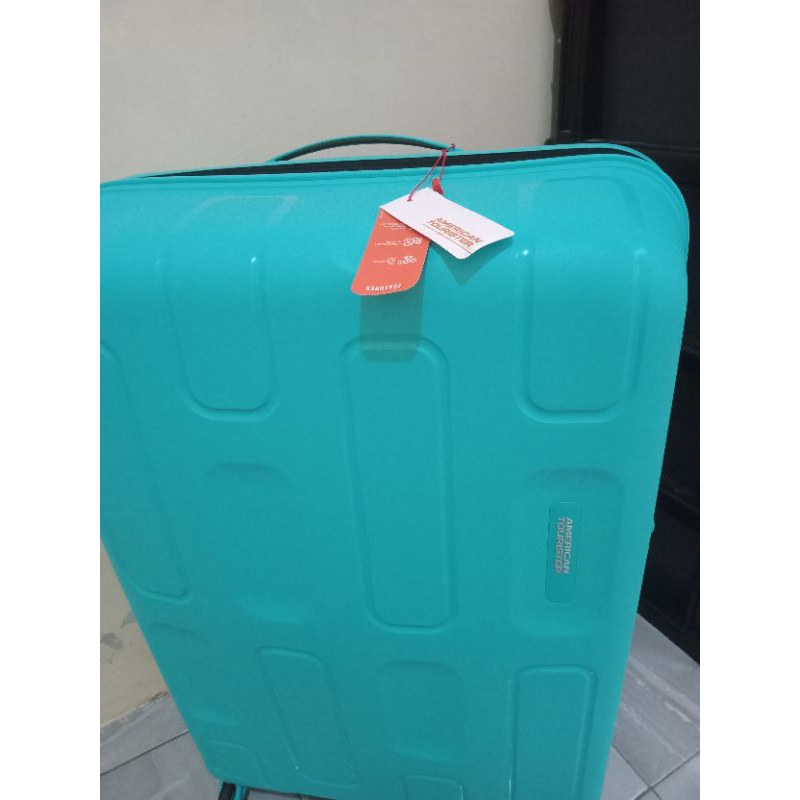 Jual Koper American Tourister Ellipso Aqua Blue 28" | Shopee Indonesia
