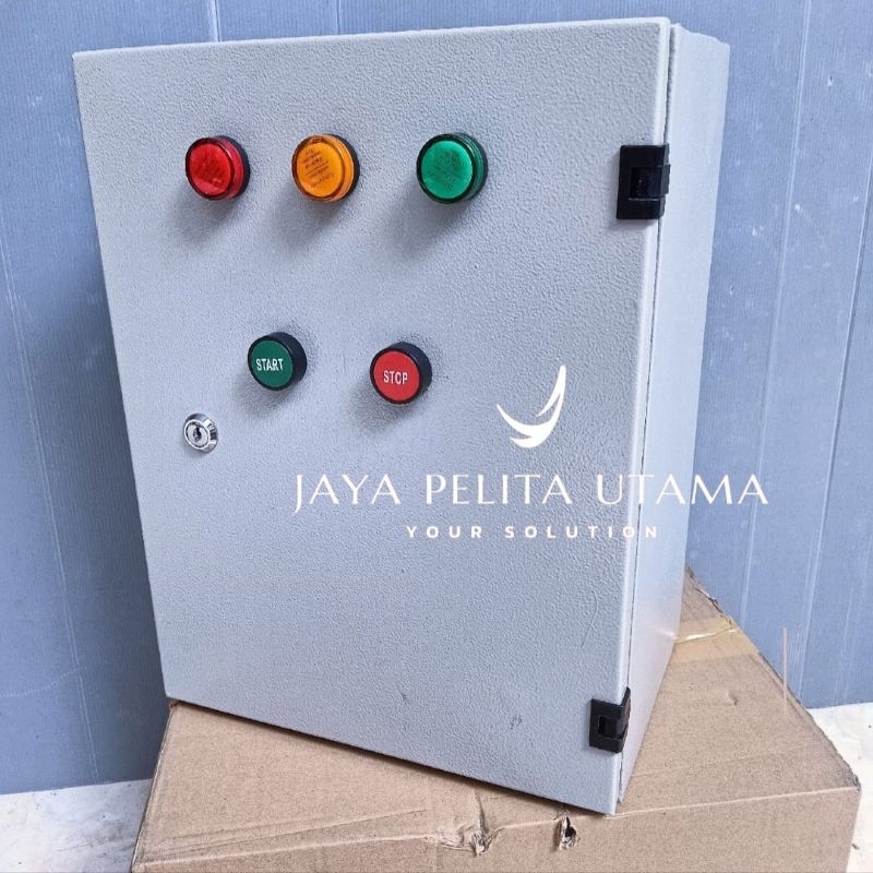Jual Box panel RST+PUSH BUTTON 40x30x18 indoor plat besi 1mm | Shopee ...