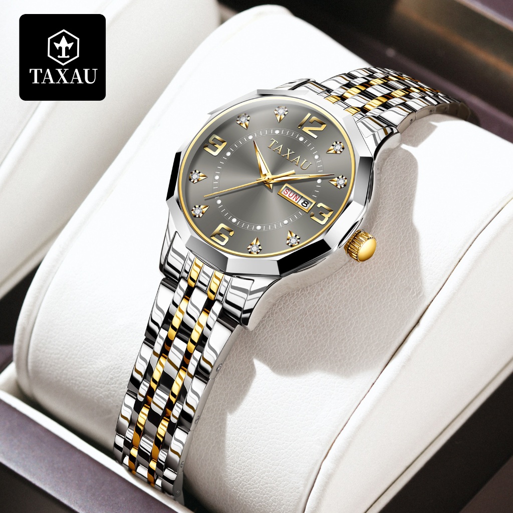 Jual TAXAU Jam Tangan Wanita 100% Original Anti Air Elegan Jam Tangan ...