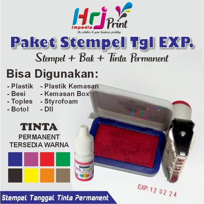 Jual Stempel Expired Date | Stempel expired date permanen di plastik ...