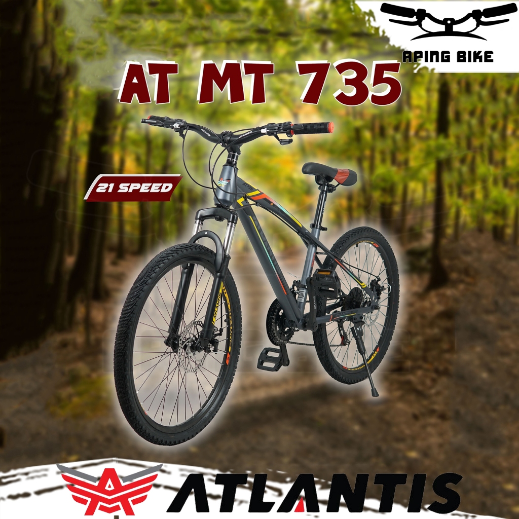 Jual Sepeda Atlantis AT-735 24" 26" Sepeda MTB Atlantis Sepeda Gunung ...