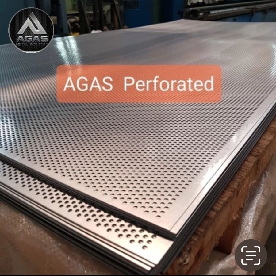 Jual PLat lubang perforated besi 08 UK 100x200cm | Shopee Indonesia