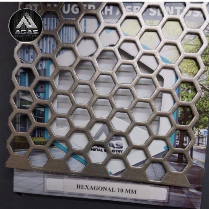 Jual Plat Perforated Besi Hexagonal 10mm | Shopee Indonesia