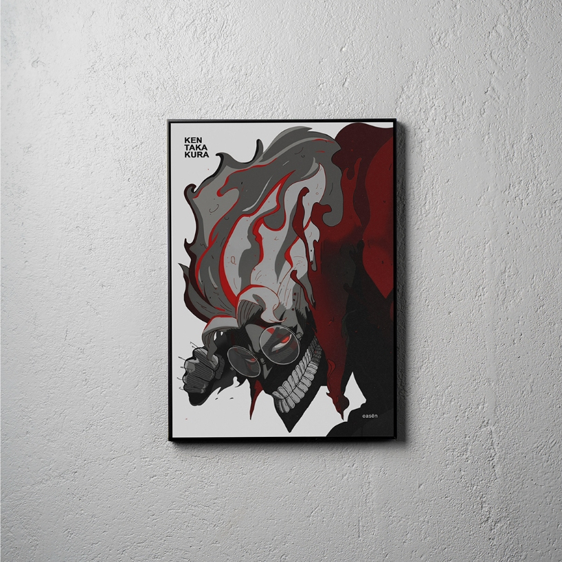 Jual Poster Ken Takakura - Dandadan - Frame A3 (29,7cm x 42.0cm ...