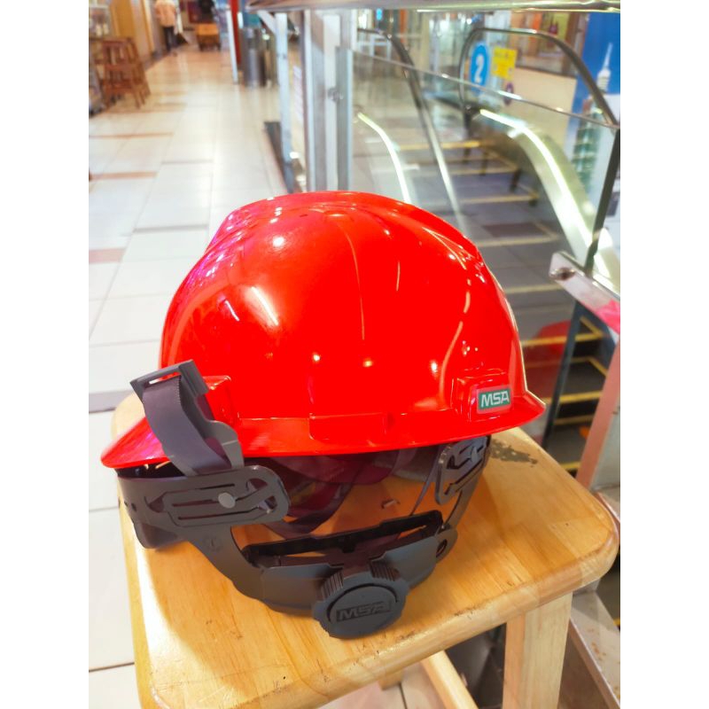 Jual Helm Proyek MSA Original V-gard / Safety Helmet Sarang Fastrack ...