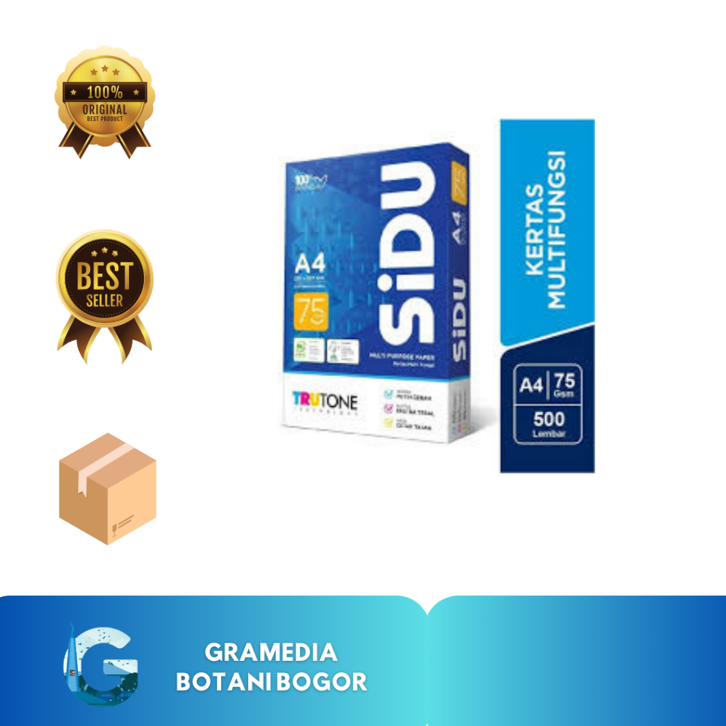 Jual Gramedia Bogor - Kertas Sidu FC 75 A4 210X297 | Shopee Indonesia
