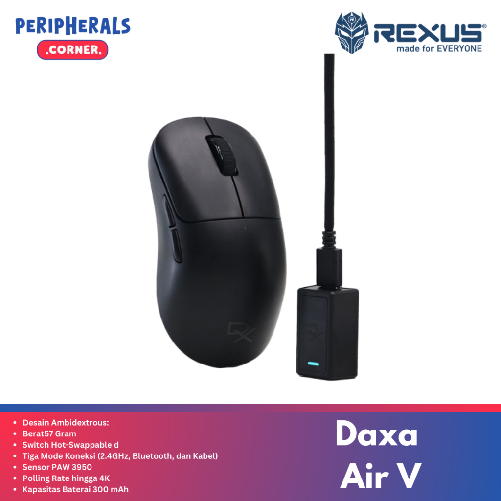 Jual Rexus Daxa Air V / Daxa V / DXV9 / DX-V9 Triple Connection ...
