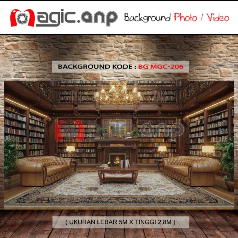 Jual Background Wisuda Studio Perpus Classic JUMBO | Shopee Indonesia