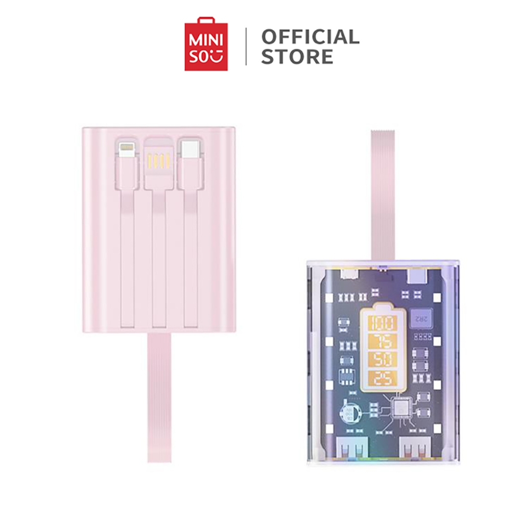 Jual Miniso Powerbank Mini 22.5W 10000mAh Fast Charging Power Bank Dual ...
