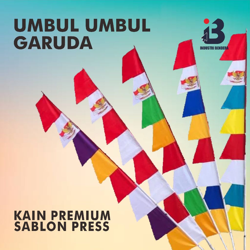 Jual (20PCS) BIG SALE BENDERA UMBUL UMBUL GARUDA | Shopee Indonesia
