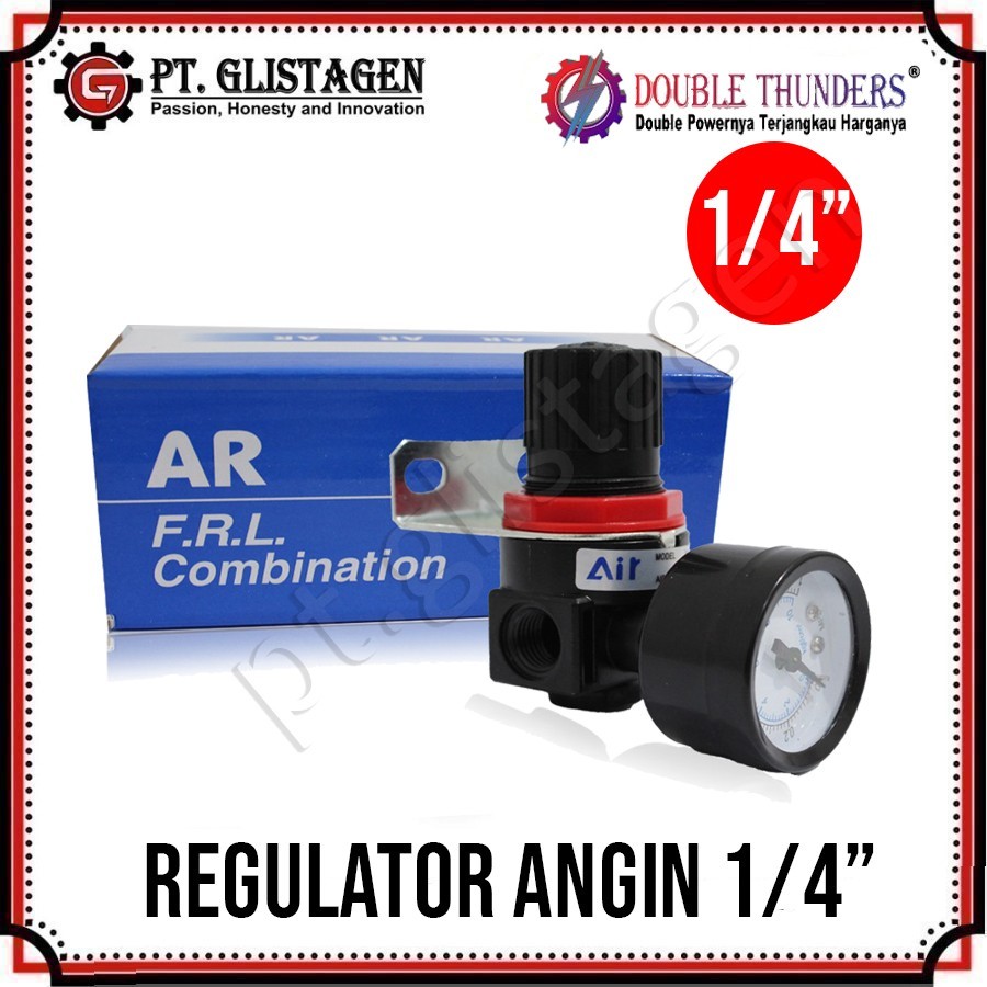 Jual Air Regulator 1/4" AR2000 Pengatur Tekanan Angin Ar2000 1/4inch ...