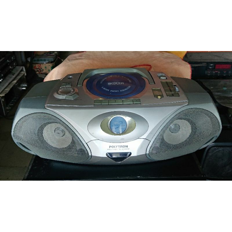 Jual Tape Radio compo Polytron Boxer (BX500) SEGEL | Shopee Indonesia