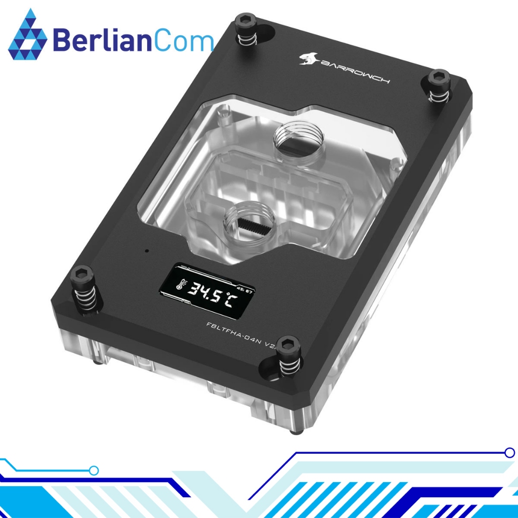 Jual BARROW FBLTFHA-04N V2A AMD AM4 / AM3 / AM5 TFT Display CPU Block ...