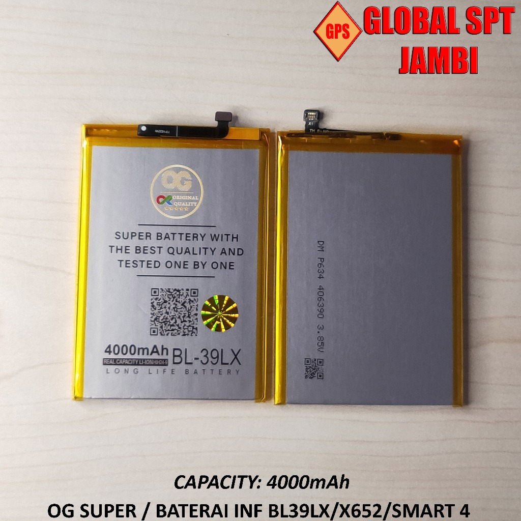 Jual OG SUPER / BATERAI INFINIX BL39LX / X652 / SMART 4 / BL-39LX ...