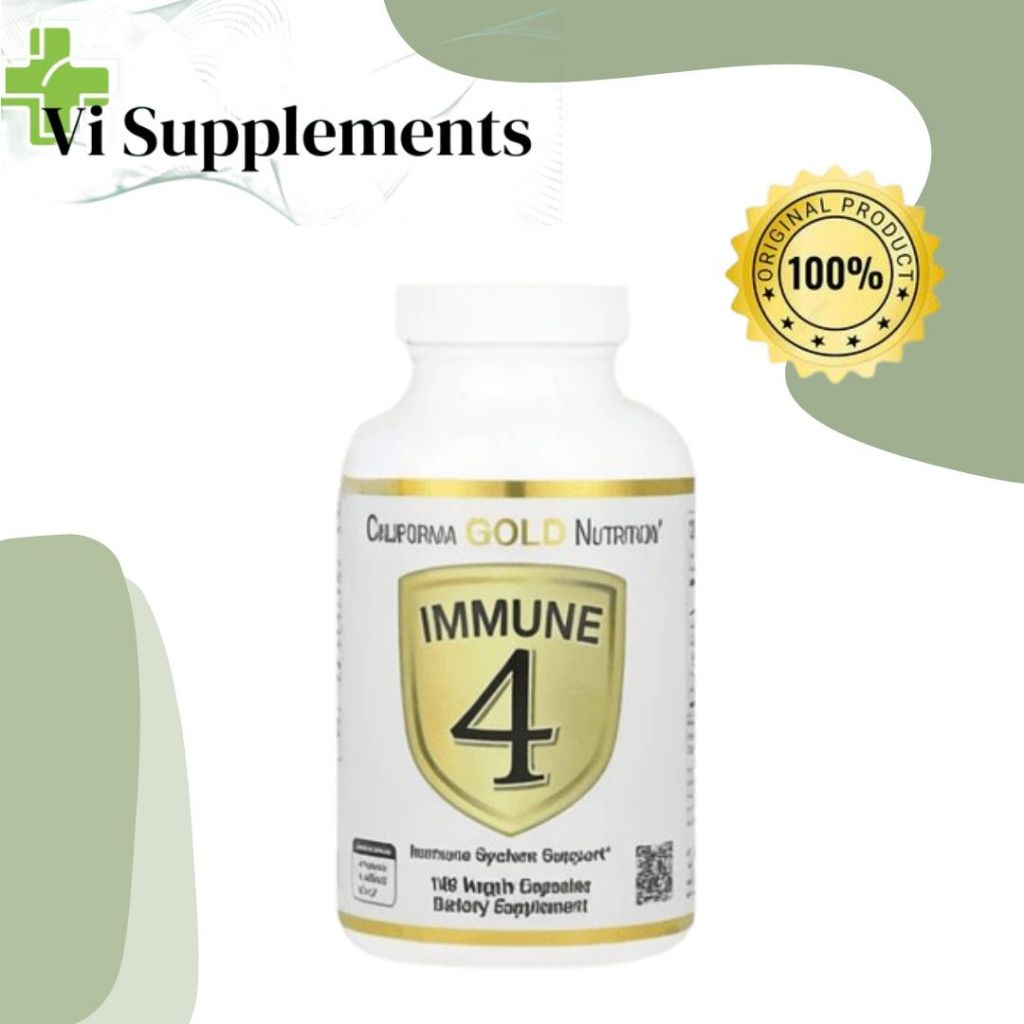 Jual VI SUPLEMENTS - California Gold Nutrition Immune 4 Immune System ...