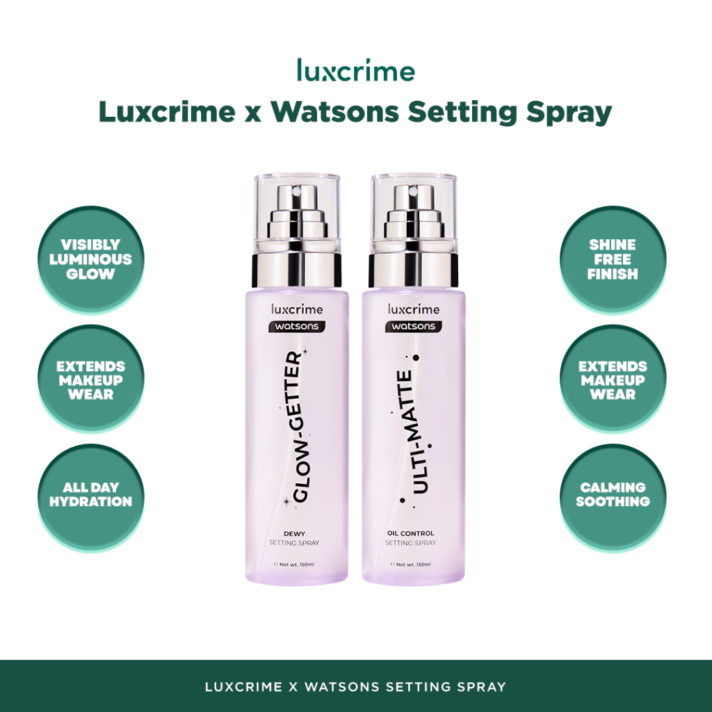Jual Luxcrime x Watsons Setting Spray | Shopee Indonesia
