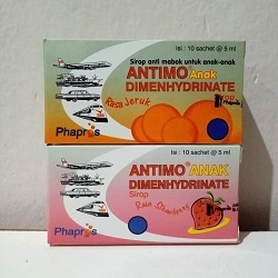 Jual Jual Antimo Anak Sirup Rasa Jeruk, Strawberry 1BOX Isi 10 Sachet ...