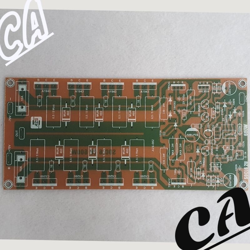 Jual PCB SOCL 506 INPUT BALANCE PLUS PCB TRANSISTOR FINAL 4 SET 2U TIPE 357 | Shopee Indonesia
