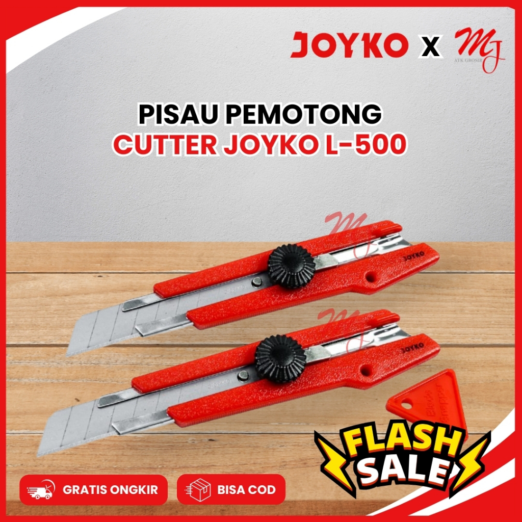 Jual Pisau Pemotong CUTTER Kater JOYKO Besar L-500 + Cutter REFILL ...