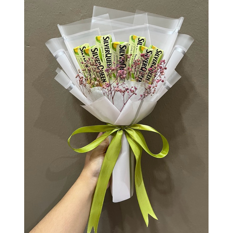 Jual BUKET SILVERQUEEN MATCHA REALPICT // BUKET KADO ULANGTAHUN ...