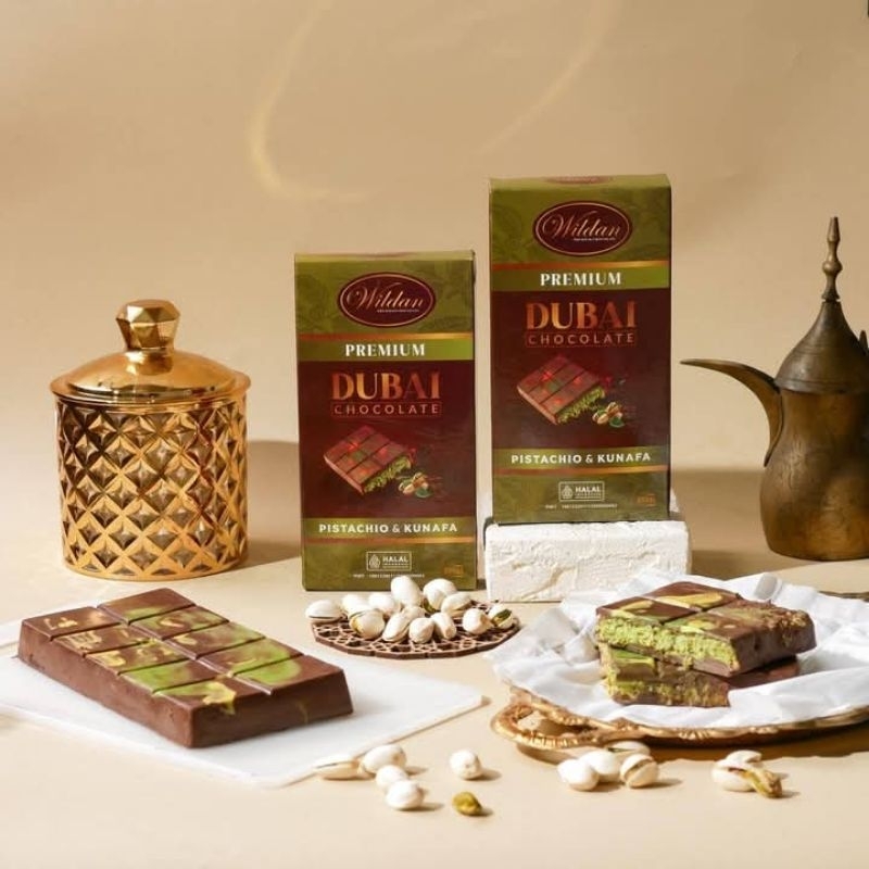 Jual Coklat Dubai/kacang pistachio dan kunafa pastry | Shopee Indonesia