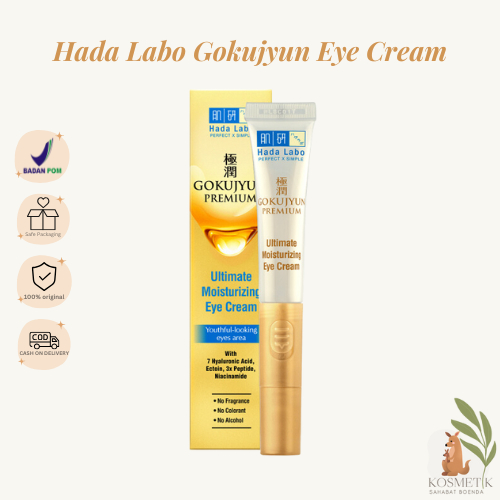 Jual HADA LABO Gokujyun Premium Eye Cream 15g Original BPOM | Shopee ...