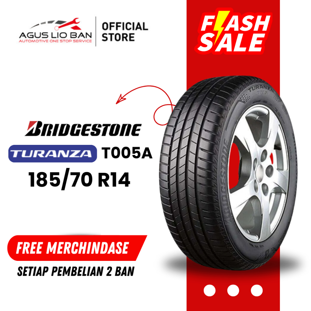 Jual Agus Lio Ban - Ban Mobil Bridgestone 185/70-14 Turanza T005A | Shopee Indonesia